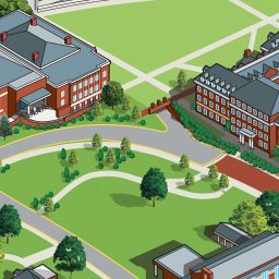 Washington and Lee University AnyMap Interactive Campus Map